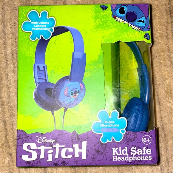 Disney | Toys | Disneys Stitch Headphones Ages 6 Up Kids Safe | Poshmark